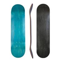 China Cold Pressing Technical 7ply Maple Concave Professional Double Kick Skateboard for sale