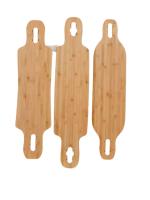 China High End Blank Dancer Longboard Deck Solid Wood Longboard 9.5 Inch for sale
