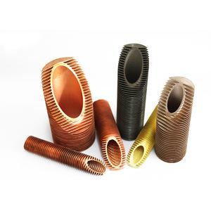 Cina Tubo alettato incastonato tubo senza saldatura L di alluminio tipo giro arrotolato a spirale d'acciaio in vendita