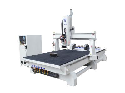 Cina 1325 1530 macchine per la lavorazione del legno 2030 di CNC 2040 teste di asse della tabella 5 di vuoto multi in vendita