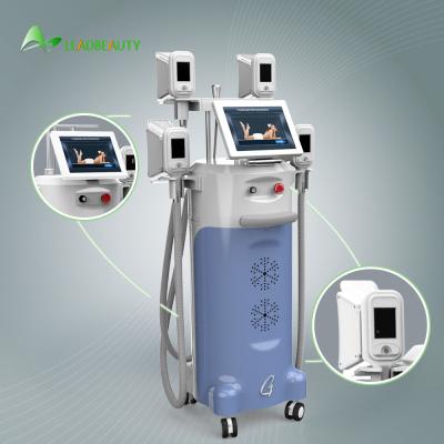 China CE approved! 4 handles Cryolipolysis fat freezing slimming machine with 12 inch color touch screen for sale