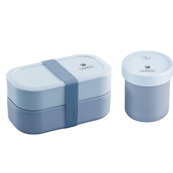 Quality Non-Thermos Bamboo Fiber Bento Box BPA Free No Melamine Sustainable for Picnic Lunch for sale