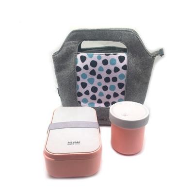 China Brotdose mit Trennwand Kinder Kunsstoff and BPA Free Lunch Box with Movable Divider for sale