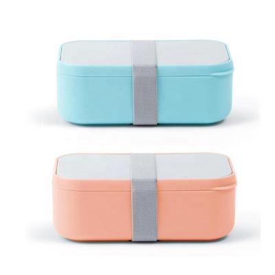 China Brotdose mit Trennwand Kinder Kunsstoff and BPA Free Lunch Box with Movable Divider for sale