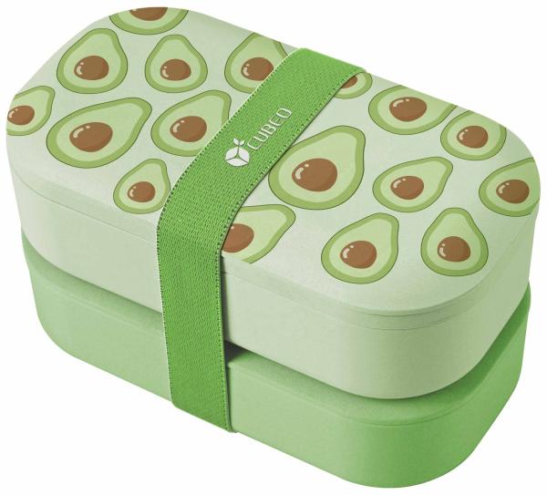 Quality 189.5*105*112.4 mm Double Layer Fridge BPA Free Food Lunch Container for sale