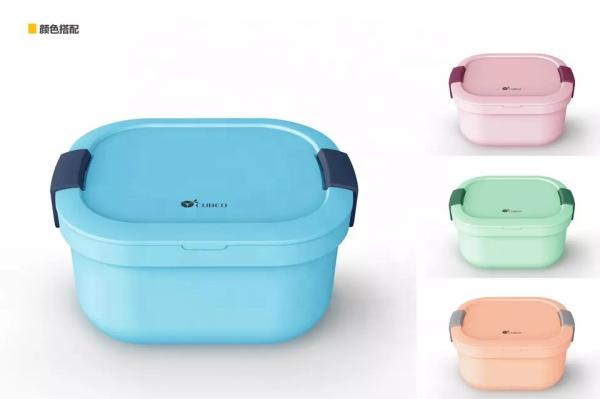 Quality Leak Proof Lunch Box Customized White Plastic Salad Soup Bowl with Lid for sale
