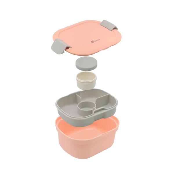 Quality Leak Proof Lunch Box Customized White Plastic Salad Soup Bowl with Lid for sale