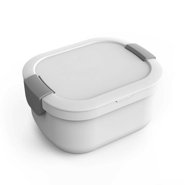 Quality 506g White Eco Friendly BPA Free Salad Container Set for Kids Lunch and Fridge for sale