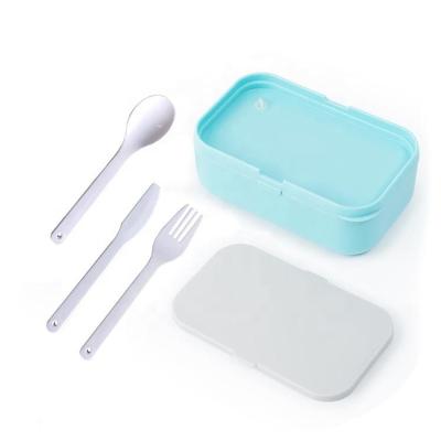 China Customer Logo Eco Lunch Box Bottle One Layer 1000ml BPA Free with Elastic Nylon Strap for sale