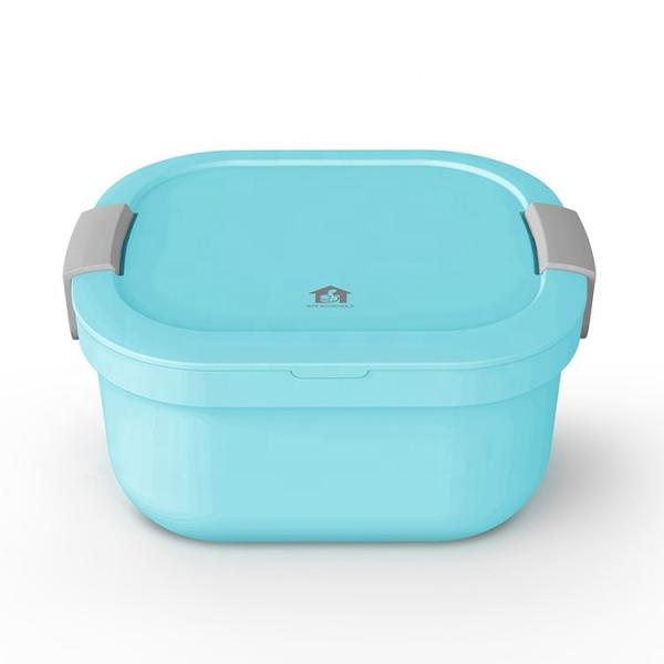 Quality Multifunctional Rectangle Eco BPA Free Plastic Salad Fridge Storage Container for sale