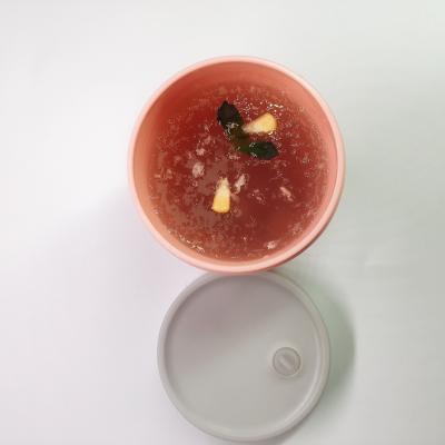 Quality Food Grade BPA Free Eco-friendly Colorful Customized Plastic Juice Cup for Ice for sale