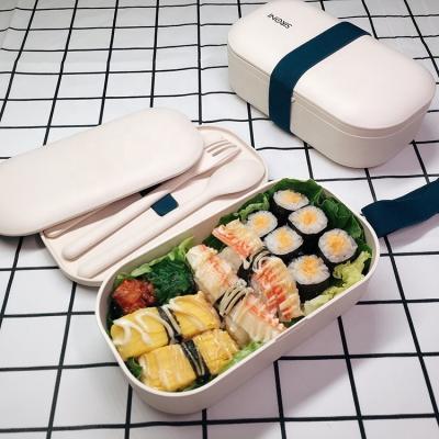 China Food Grade Lunch Box with Cutlery Spoon Fork Knife Custom and Reusable for sale