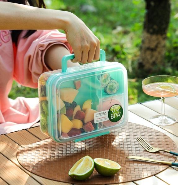 Quality 296g Microwavable Customized BPA Free Food Grade Salad Container Set for Fridge for sale