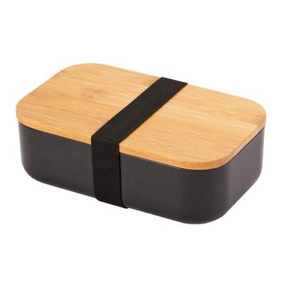 China 280g BPA-free Natural Bamboo Lid Fridge and Dishwasher Custom Lunch Box Food Containers for sale