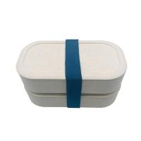 China Rectangle 3 Compartiment Microwave Safe Custom Potluck Lunch Box with Movable Divider for sale