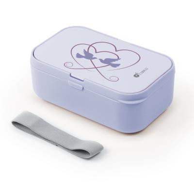 China Custom Design Adult Packaging Lunch Box with Cutlery and Reusable 1000ml Capacity for sale