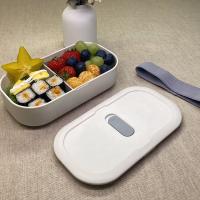 Quality T112Single Tier Bento Lunch Box and Cup 0-1L, 600ml 188*103*50.8 mm for sale