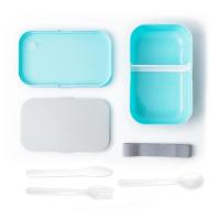 Quality Customized T105 Snackbox Lunchbox with Cutlery Fork Spoon Knife BPA Free and for sale