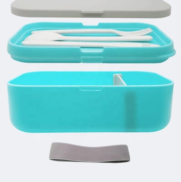 Quality Customized T105 Snackbox Lunchbox with Cutlery Fork Spoon Knife BPA Free and for sale