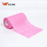 China Red 60gsm Disposable PP Dish Cloths Roll 60 Sheets for sale