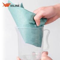 Quality KILINE Strong Heavy Duty Machine Cleaning Cloth Pulp+PET For Industrial 65gsm for sale