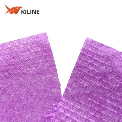 China Eco-vriendelijk Purper Wegwerpkeuken Wiping Stof Reiniging Handdoeken Rollen Custom Logo for sale