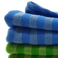 China Custom 40x40cm Recycled Polyester Microfiber Cleaning Cloth for sale