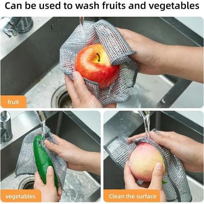 Cina KILINE Gadgets da cucina Tappeto da pulizia argento Magico Dispositivo asciugamano Rimozione della ruggine Tutti gli utensili da bagno Casa pulita in vendita