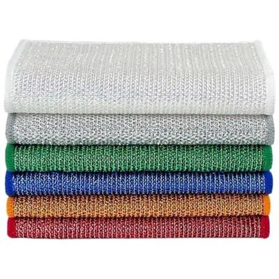 China KILINE Kitchen Supplies Microfiber Wire Dishcloth Multifunctional Non-Scratch Eco-Friendly And Multipurpose For Dishes for sale