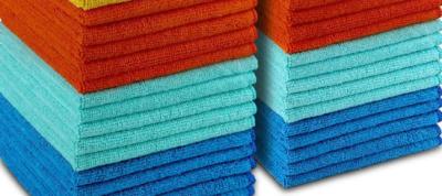 China KILINE Microfiber Towels No Trace Mirror Effect High Density Weaving Deep Cleaning for sale