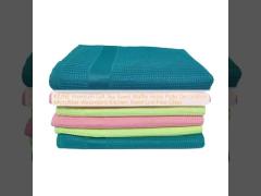 KILINE Premium Gift Tea Towel Waffle Hotel Plate Decoration Microfiber Absorbent Kitchen Towel Lint-Free Glass