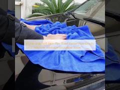 KILINE 도매 값싼 30*30cm 다채로운 자동차 건조 세부 마이크로 섬유 청소 천 폴리에스터 자동차 수건