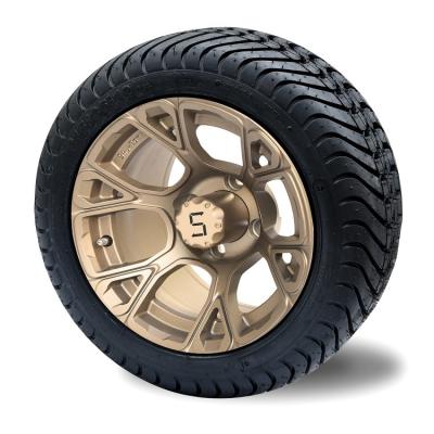 China Combo de Karwielen van het 12 Duimgolf en Banden 215/35-12 4PLY Classificatie DOT Approved Te koop