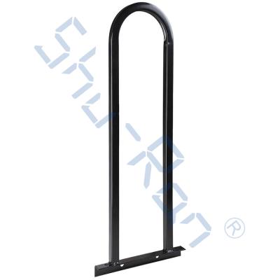 China Universal U Shape Golf Cart Rear Seat Safety Grab Bar Black Color 30x11.8x1 Inches for sale