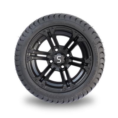 Cina il basso profilo Matte Black Wheel e 215/35-12 del carretto di golf 12x7 stanca 101,6 PCD combinati in vendita