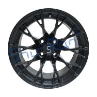 Quality Shuran New 14'' Rims Matte Black Aluminum Golf Cart Wheel 14x7 Universal 4 Bolt for sale