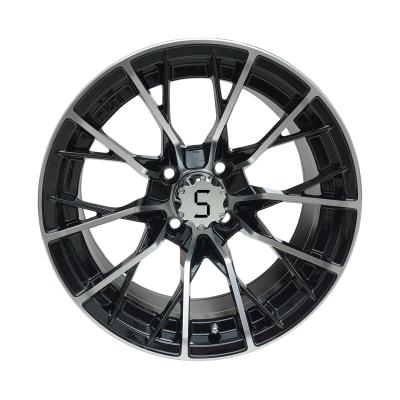 China 14'' New Style Rims Golf Cart Machined/Glossy Black Wheels 4x4 Bolt Pattern for sale