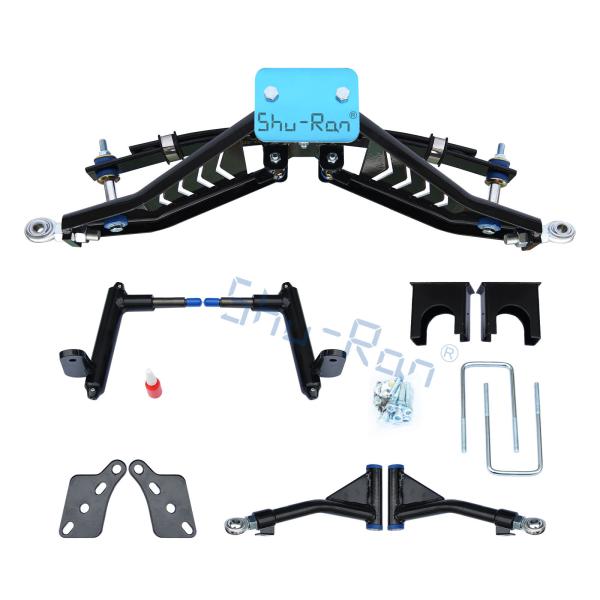 Quality Club Car Precedent 6 inch Heavy Duty Black Steel Golf Cart A-Arm Lift Kit for sale