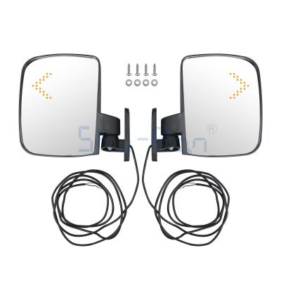 China Universal Golf Cart LED Side Mirrors / Rear View Mirror For Club Car ,Ezgo,Yamaha for sale