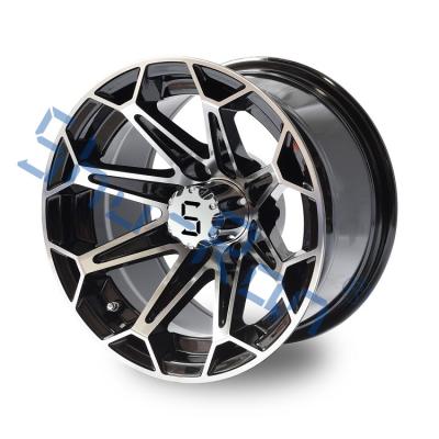 Cina Carro da golf 12'/14' Machined/ Glossy Black Aluminici Rings per Club Car, EZGO, YMH Golf Carts in vendita