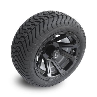 Cina La via Matte Black Wheels a 12 pollici e 215/35-12 del carretto di golf stanca il modello DOT Rated di 4x4 Bolt in vendita
