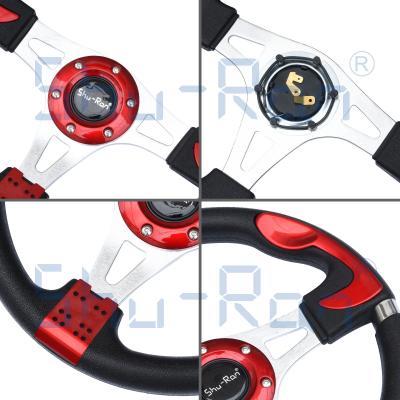 China Golf Cart F1 Red Custom Steering Wheel For Club Car, EZGO, And Yamaha for sale