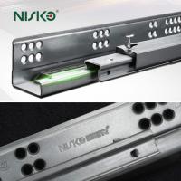 China Soft Close Concealed Undermount Drawer Slides 3D Adjustable 80kg Load Capacity for sale
