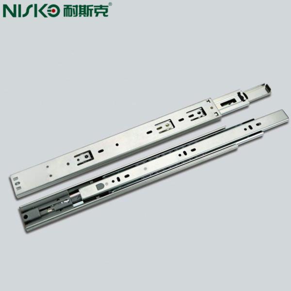 Quality Stainless Steel Soft Closing Ball Bearing Slide Full Extension 45mm for sale