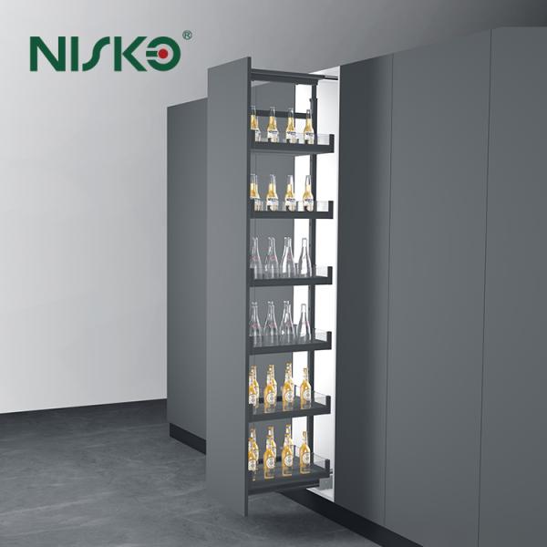 Quality Kitchen Sliding Pantry Pull Out Tall Unit Cabinet Storage Solution for sale