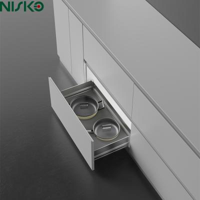 China Cesta extraíble para cajones de armario base de cocina multiusos para sartenes y almacenamiento de utensilios en venta