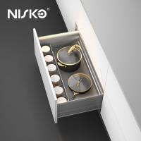 China NISKO Multipurpose Pull Out Drawer Shelves for Spices Seasoning Bottle Kitchen Storage 450mm for sale