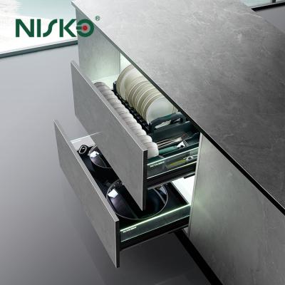 Китай 2 яруса миски посуда вытягивать корзины Культура кухня поднос ящик со светом продается