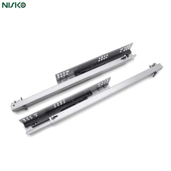 Quality Telescopic Single Extension Soft Closing Slide Concealed with Pin for sale