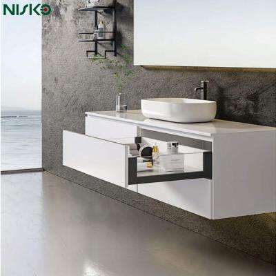 China Kitchen Bathroom Cabinet Pull Out Basket Soft Closing Drawer Pantry Organizer for sale